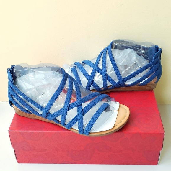 Carlos Santana | Shoes | New Carlos Amara 2 Sapphire Blue Gladiator ...